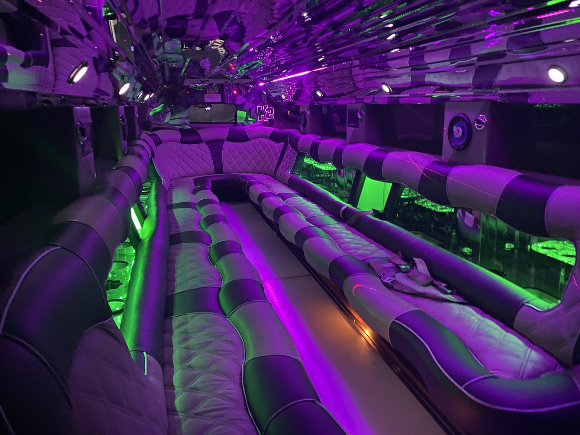 Purple Hummer - Galaxy Limousine